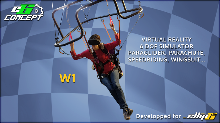E6 CONCEPT — High fidelity 6 DOF simulators — Developed for ellip6